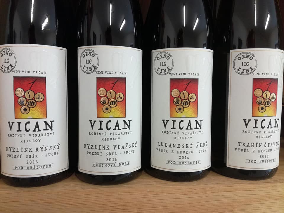 Exkluzivní vína v řadě oeno line - VICAN - rodinné vinařství